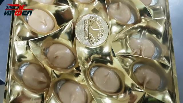 Отсаживаем конфеты «помадка» на отсадочной машине MB-100.mkv