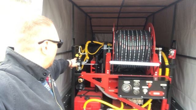 PROteus V 200/70 - Каналопромывочный аппарат с двигателем от ВАЗ 21213 и РВД 100м