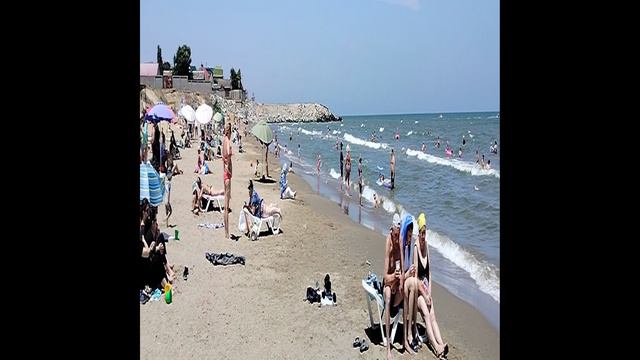 Каспийск. Пляж.