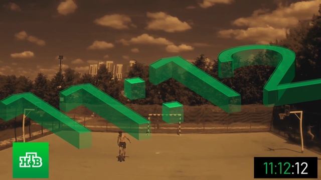 Часы НТВ (2012-2018) на видео с квадрокоптера Syma X30 #shorts