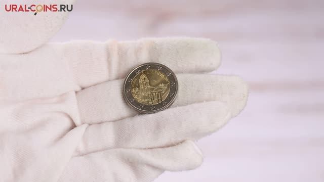 Литва 2 евро 2017 год Вильнюс