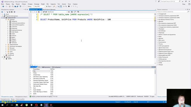 Select ms sql. Выборка данных из таблицы mssql [Базы данных для C# программиста] #5 (1080p)