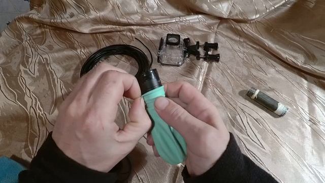 Фонарь под воду - (бюджетный вариант)..mp4