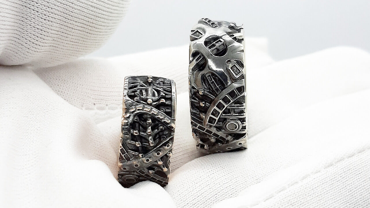 Кольцо в стиле Гигера