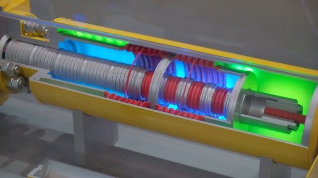 Механическое движение шиберной задвижки