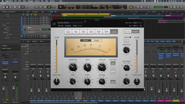 Logic Pro X - Pop/Rock Mixing - PART 12 - EQ and Compression on Vocals