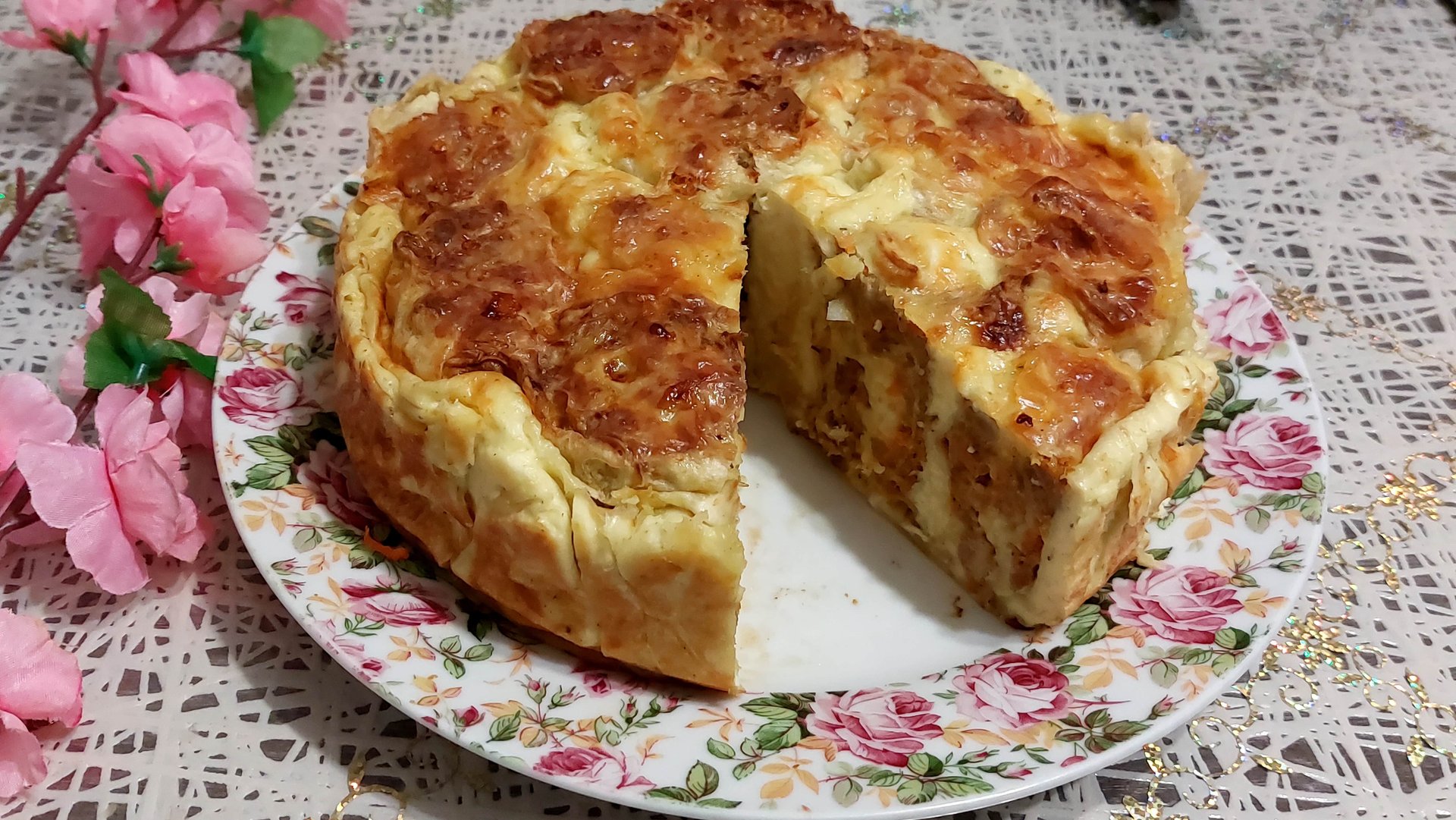 МЯСНОЙ ПИРОГ ИХ ЛАВАША,БЫСТРО И ВКУСНО!