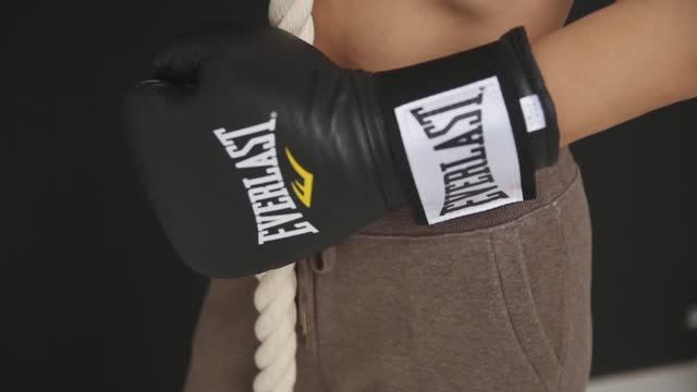 Studio backstage, boxing