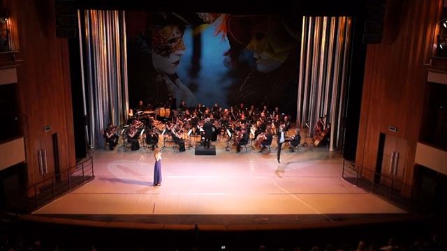 Фрагмент концерта скрипача-виртуоза Вардана Маркоса с симфоническим оркестром, Красноярск,29.05.2016