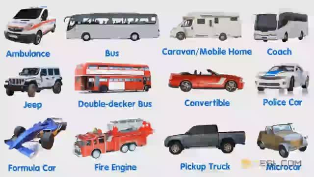 Транспортные средства на английском | Учить английский | Английский язык *