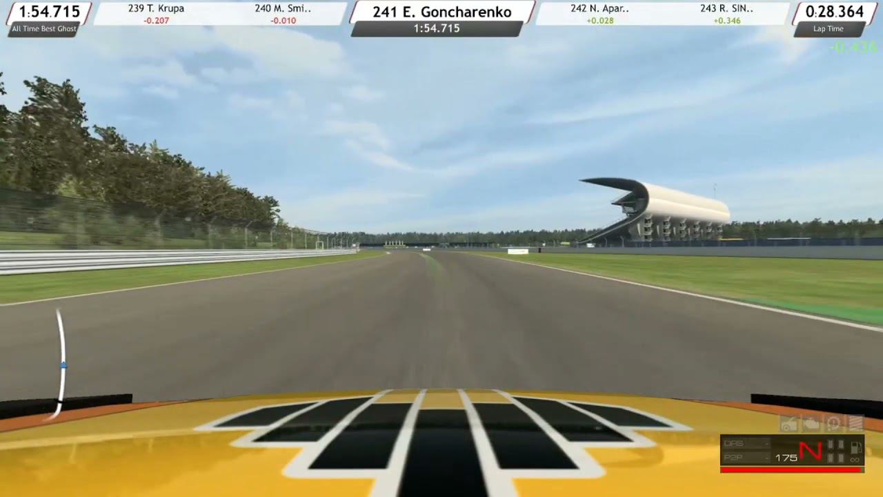 Raceroom Expireince LADA VESTA Sport ROSNEFT eChampionship - HOCKENHEIMRING - HOT LAP