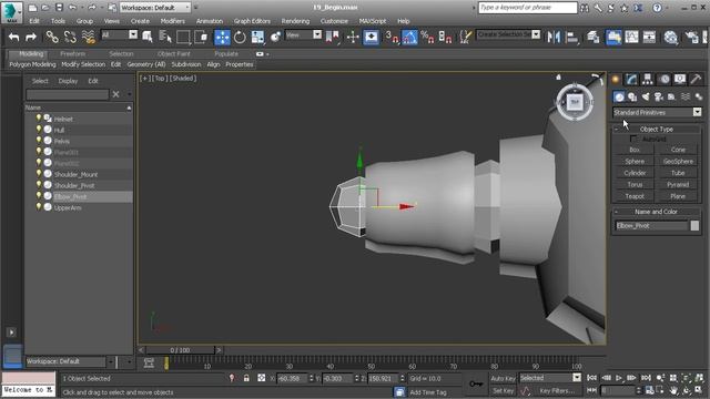 019. Моделирование локтевого сустава