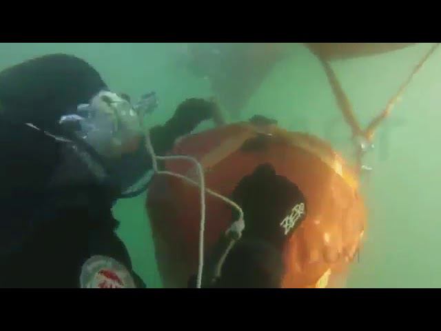 Понтон надувной цилиндрический