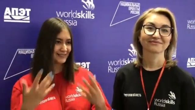 WSR 2022 АПЭТ интервью Огнёва Е. 2 место