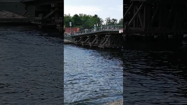 Кронверкский ("Горбатый") мост. Петропавловская крепость