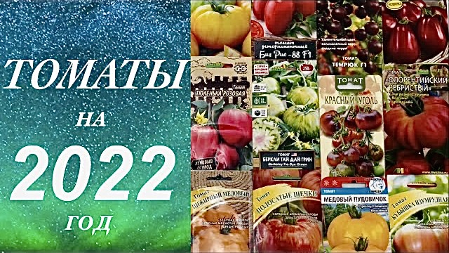 Мои новинки томатов на 2022 год.