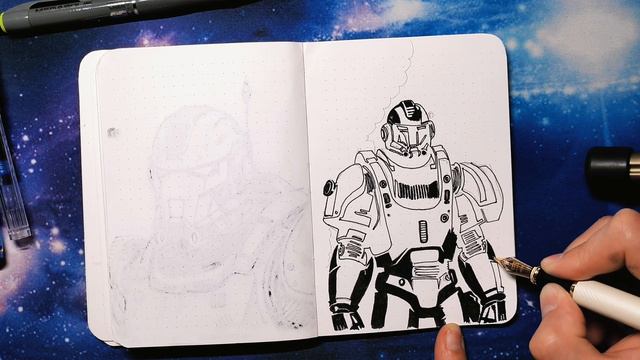 «Wastelands 7» live drawing 07-08-2024