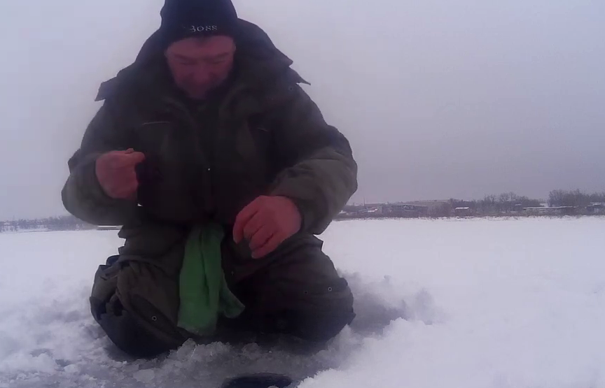 Окуня на безмотылку в затоне реки Ахтуба.