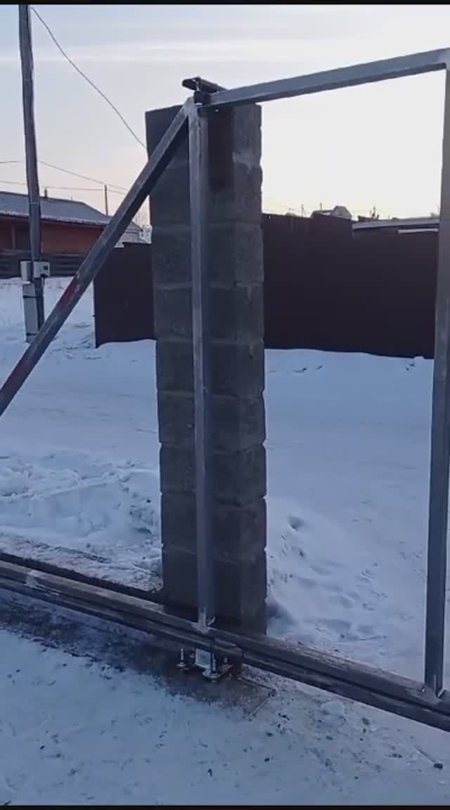 Откатные ворота своими руками.