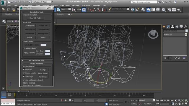 15. Creating toe bones
