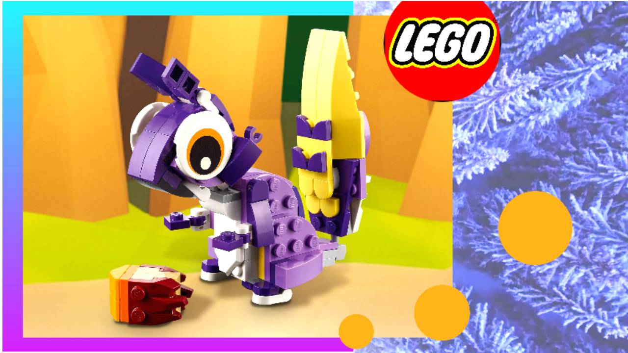 LEGO Creator 31125 Удивительные лесные обитатели Белка