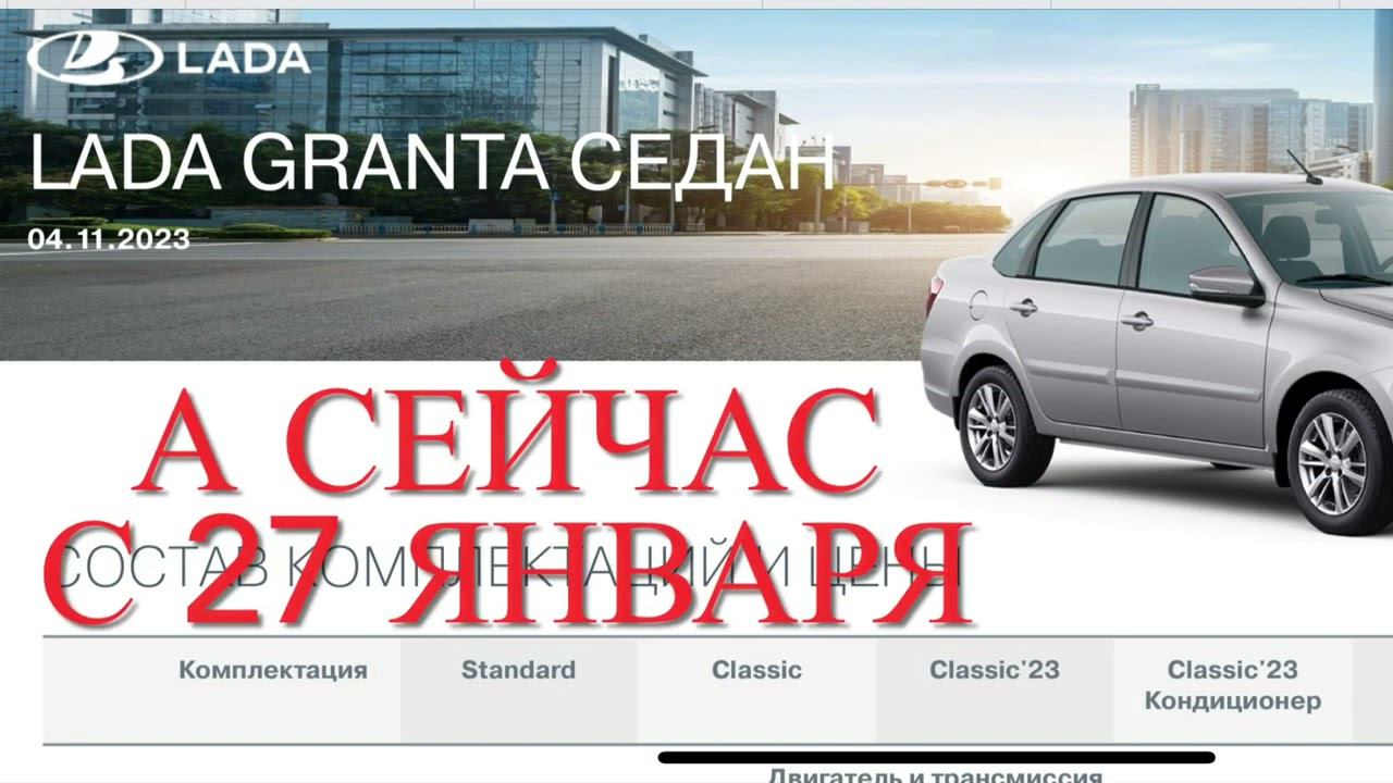 Лада Гранта Брать или Подождать Прайс LADA Granta