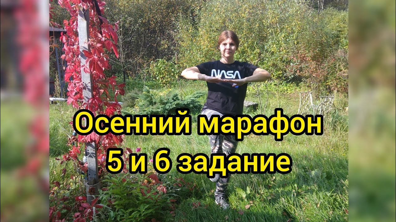 Осенний спортивный марафон. 30 дней спорта! 5 и 6 задание.