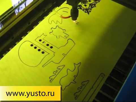 Резка фанеры на лазерном станке