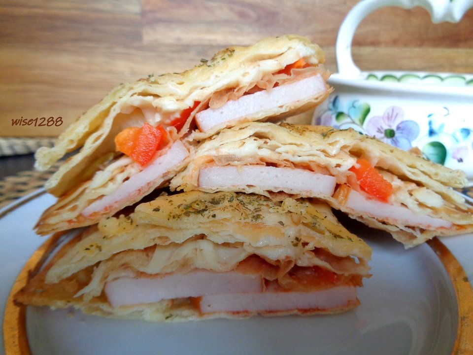 Мясная закуска из лаваша. Сытный завтрак или перекус.