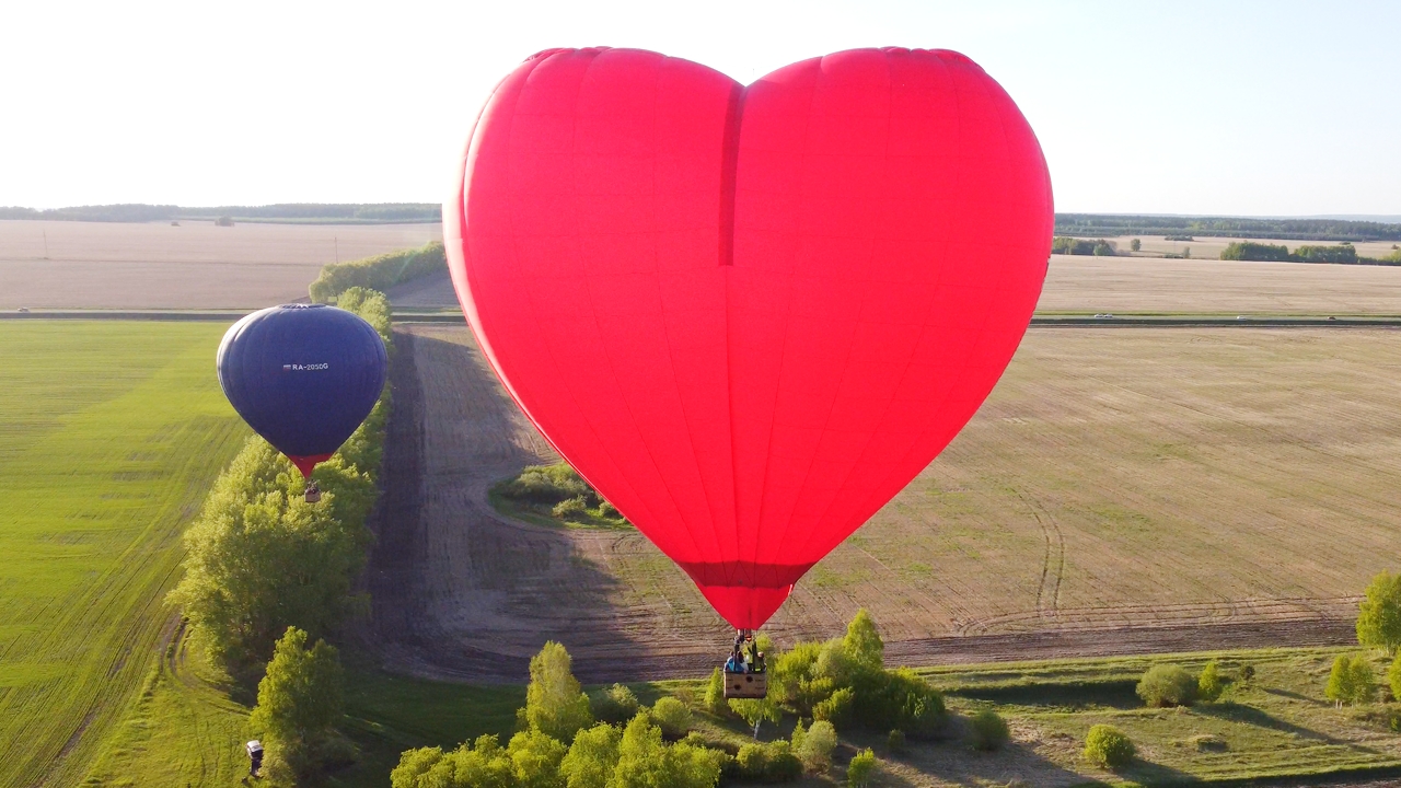 Полеты на воздушном шаре в Сухобузимском районе Красноярского края