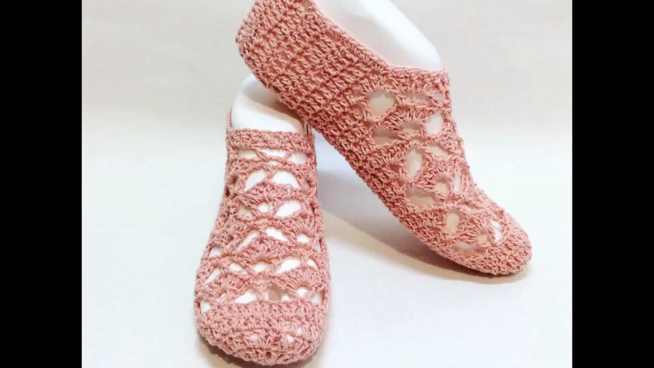 Урок вязания.Быстро и просто .Ажурные следки крючком