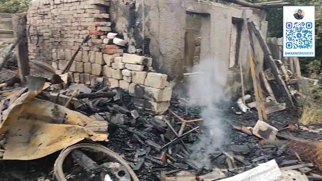 Донецк: место обстрела  (Куйбышевский район, улица Лузина, 68)