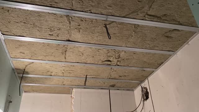 Самонесущий потолок из гипсокартона, без подвесов.