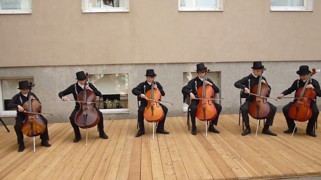 Увертюра из к/ф «Шерлок Холмс» в исполнении юных виолончелистов