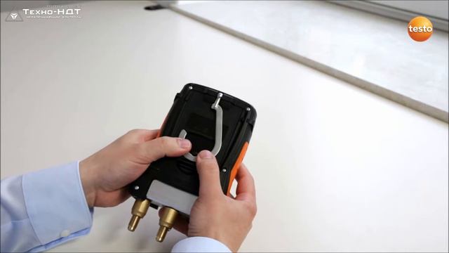 Управление Testo 550. Включение прибора