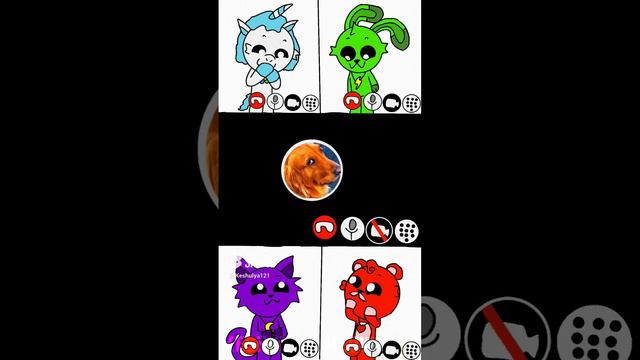 When you open a group with your friends_улыбашки_#youtube #flipaclip #smilingcritters #animation