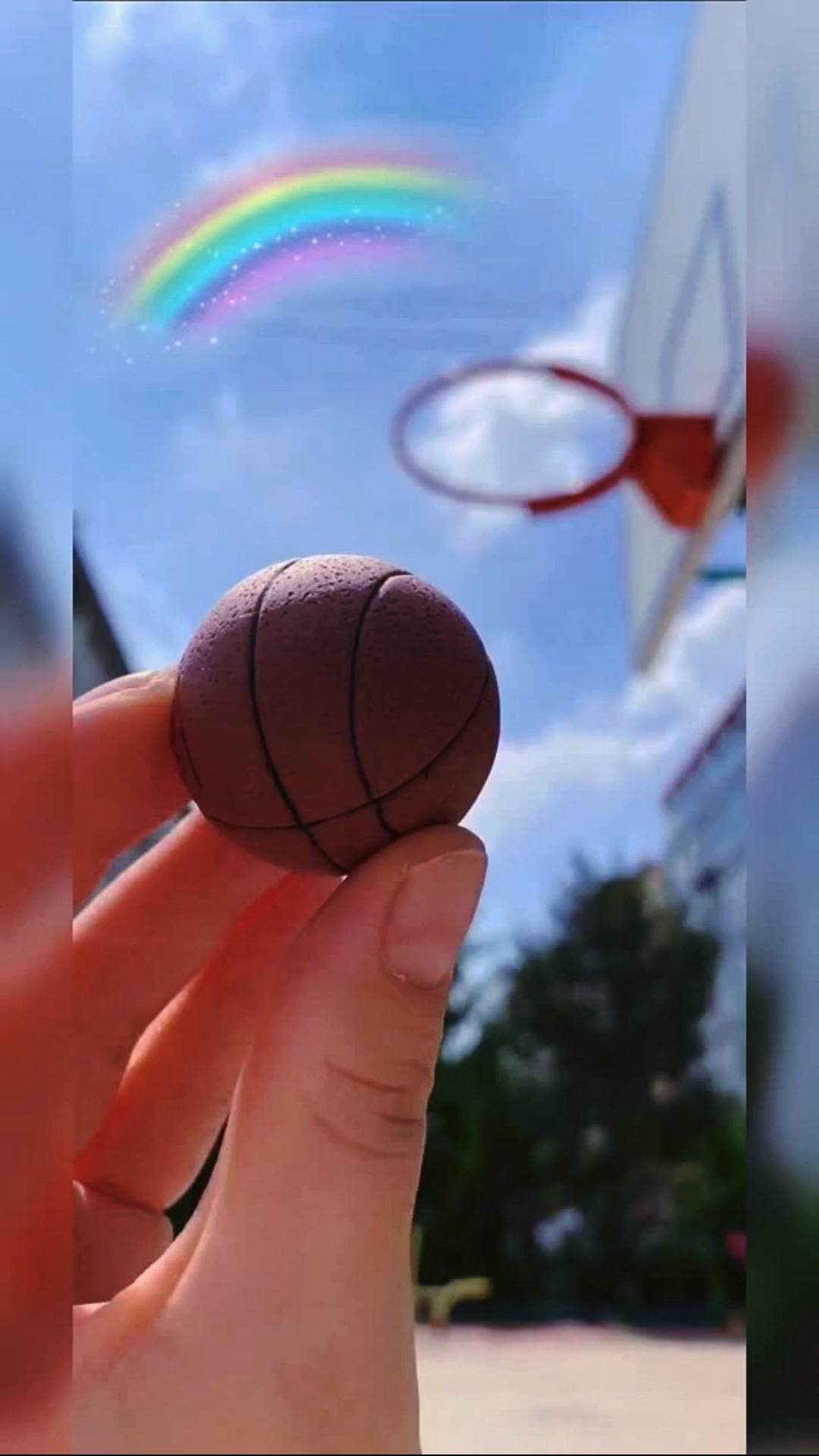 Как слепить из пластилина баскетбольный мяч