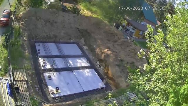 Вязка арматуры плиты