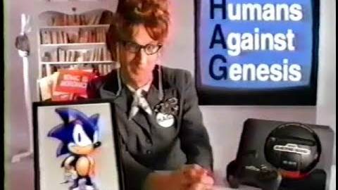 1991 - Sonic on Sega Genesis - H.A.G. (Humans Against Genesis) Commercial