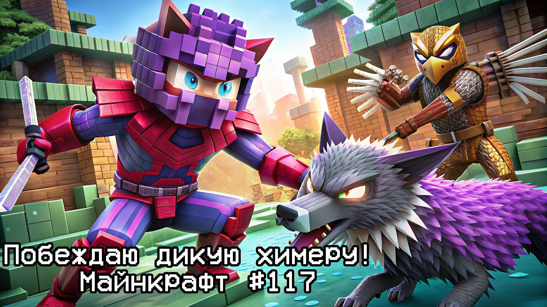 Призвал и побеждаю дикую химеру! Майнкрафт #117