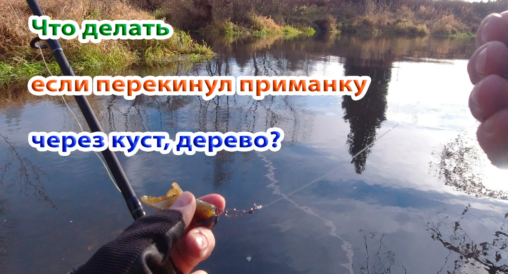 Лайфхак. Если закинул приманку на куст, дерево...