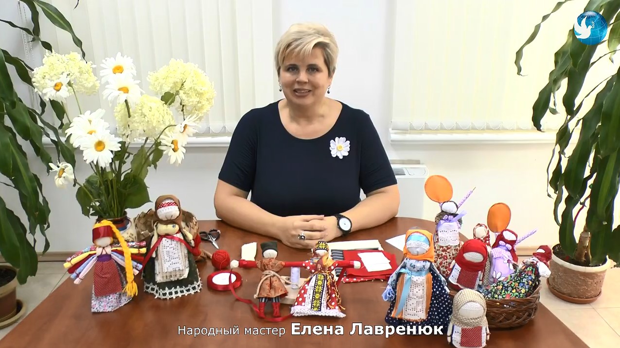 Мастер-класс по изготовлению традиционных славянских кукол «Неразлучники».mp4