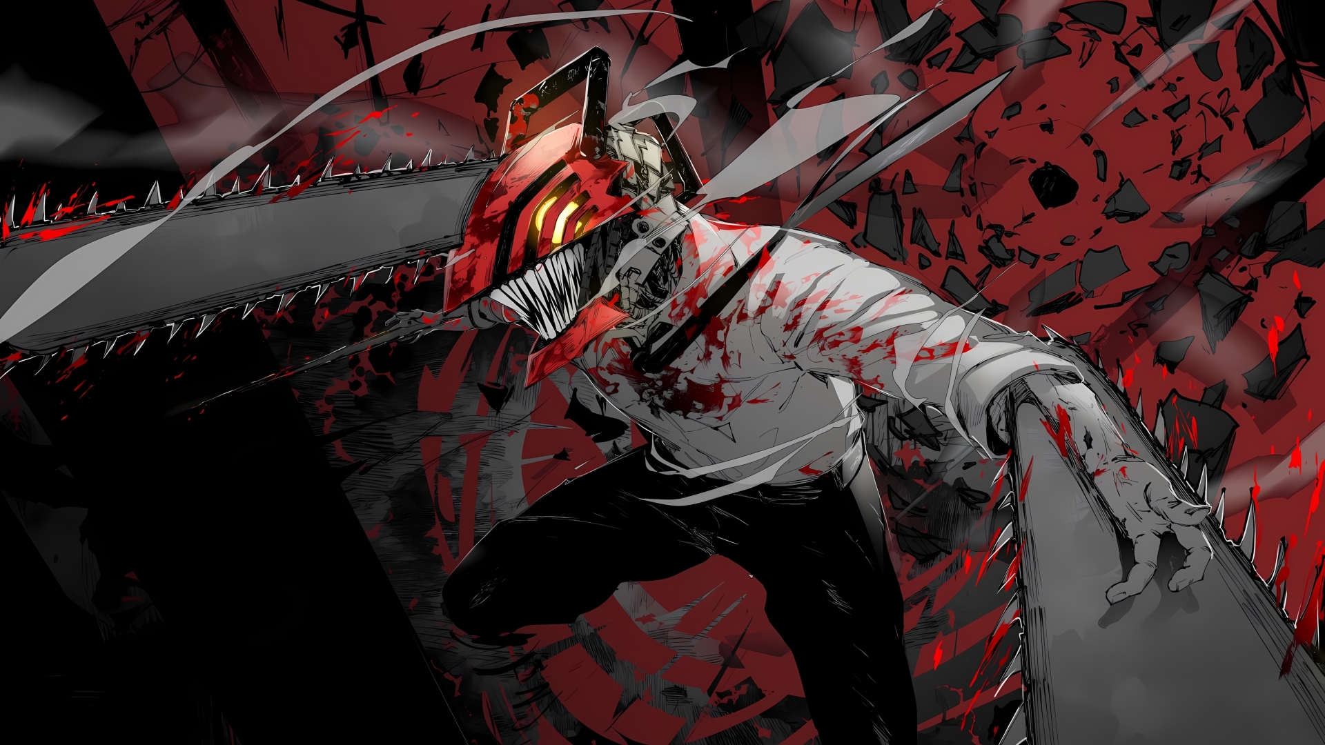 Демон С Бензопилой Отдает Свою Силу Парню, И Тот Становится Могущественным Охотником На Демонов |