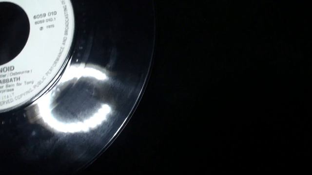 0002 Black Sabbath Paranoid -The Wizard 7 single Vertigo Italy 1st press