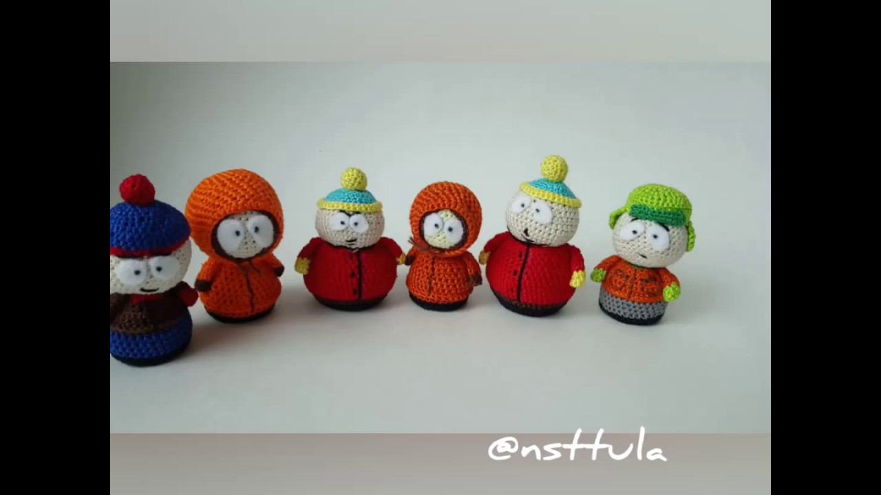 Письменный мастер класс по вязанию героев South Park на @nsttula.