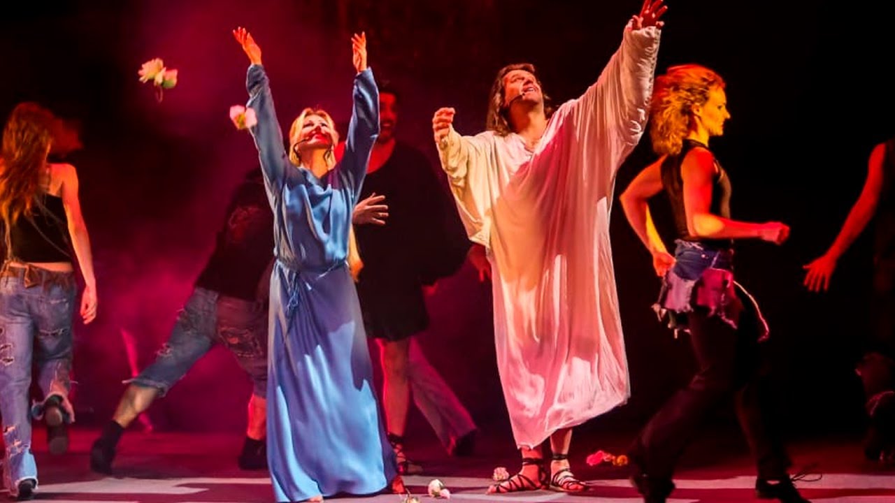Ирина Климова - фрагменты 1000 спектакля "Иисус Христос - суперзвезда"