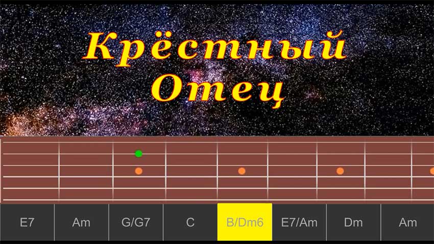 Крестный Отец (cover) | Гитара на одной струне