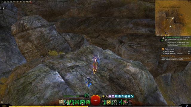 Jumping puzzle - Blazeridge Steppes - Craze's Folly & Diary Scrap item (Guild Wars 2)