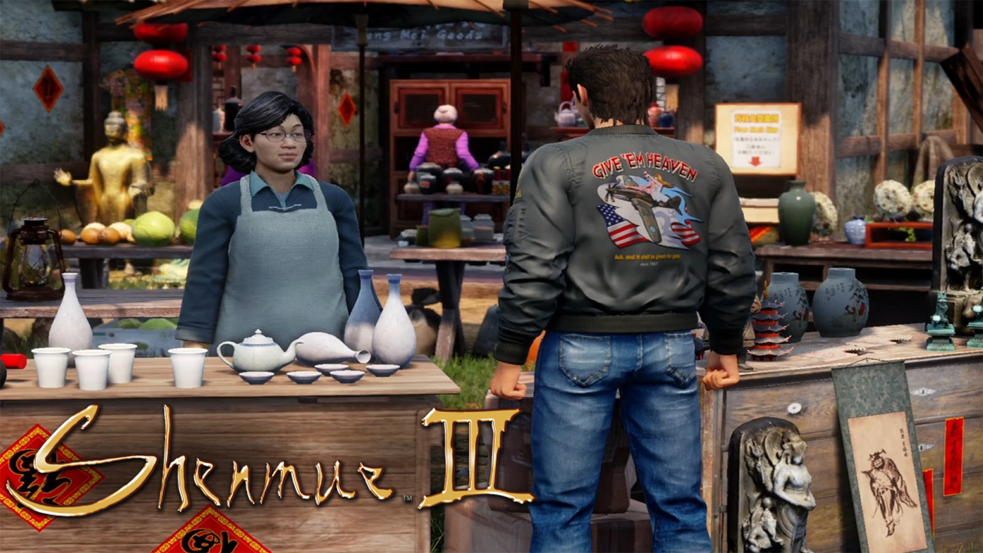 Прохождение Shenmue 3 №5| Рынок "Панда"