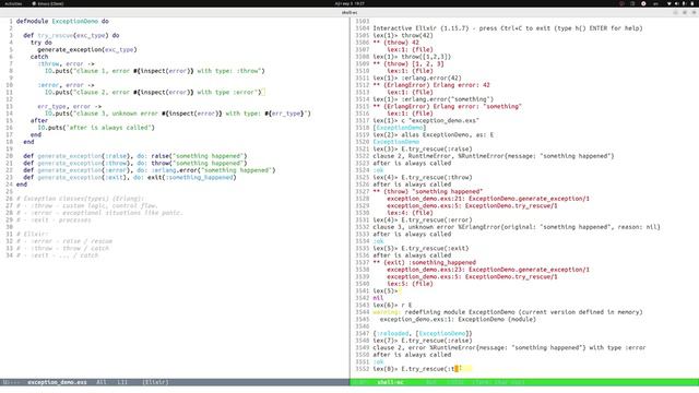 Курс Эликсир. Урок 08-02. Классы исключений.